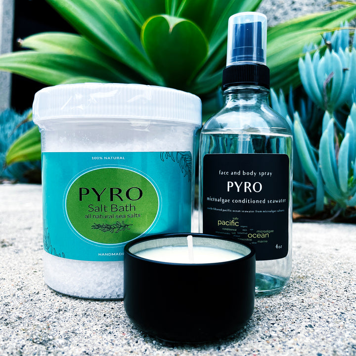 PYRO Skin Care microalgae and seawater based skin care system ...